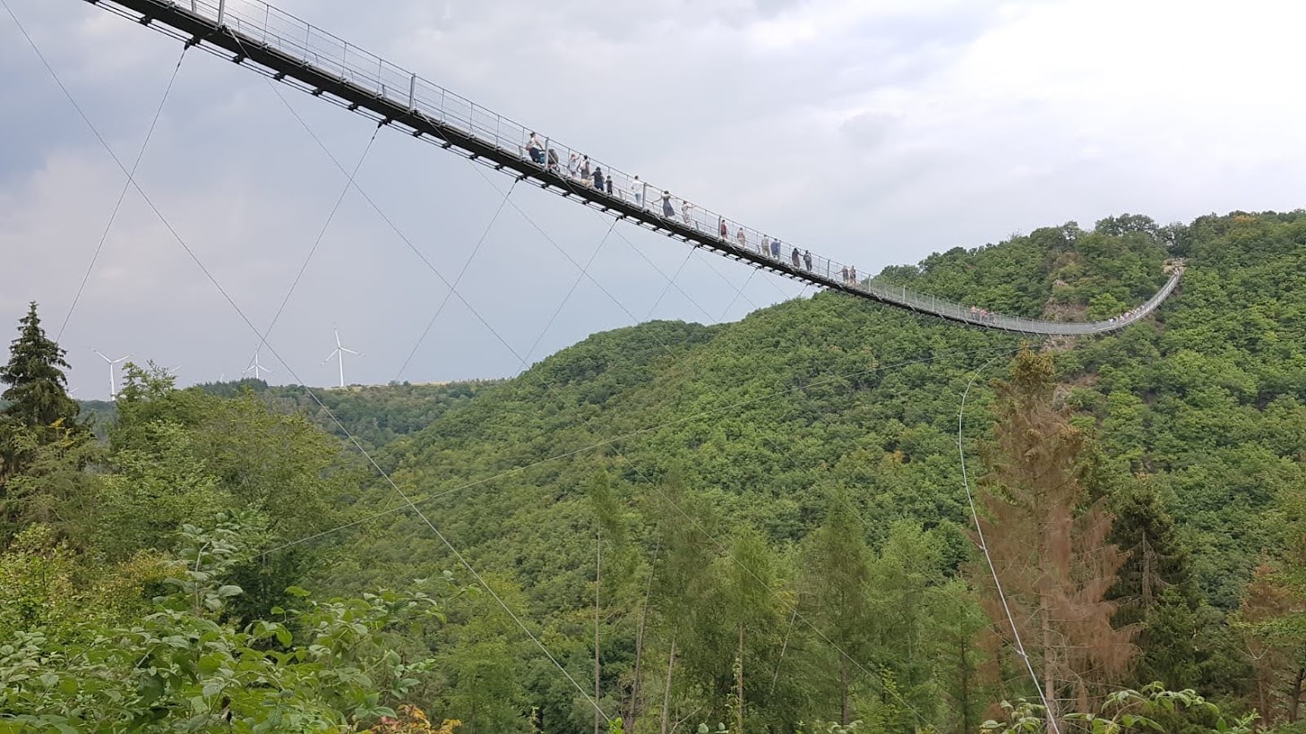 GEIERLAY SUSPENSION BRIDGE- The Longest Suspension Bridge in Germany ...